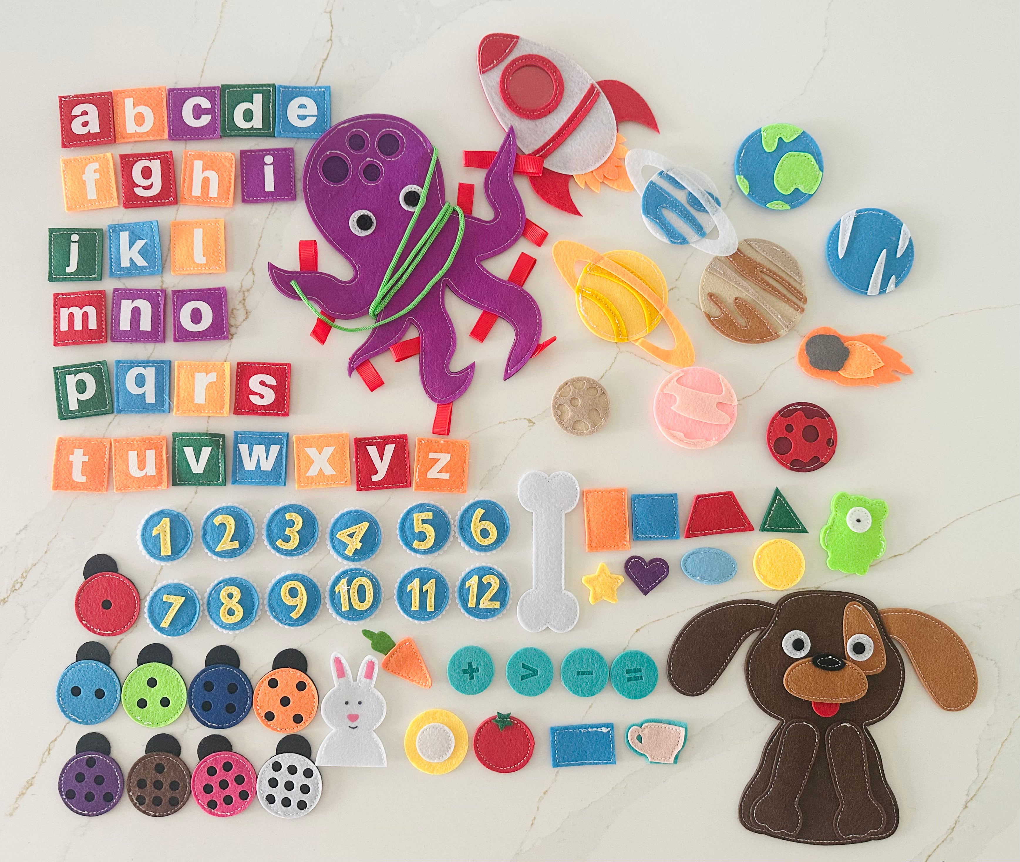Brainy Bunny replacement felt pieces – Wondertivity
