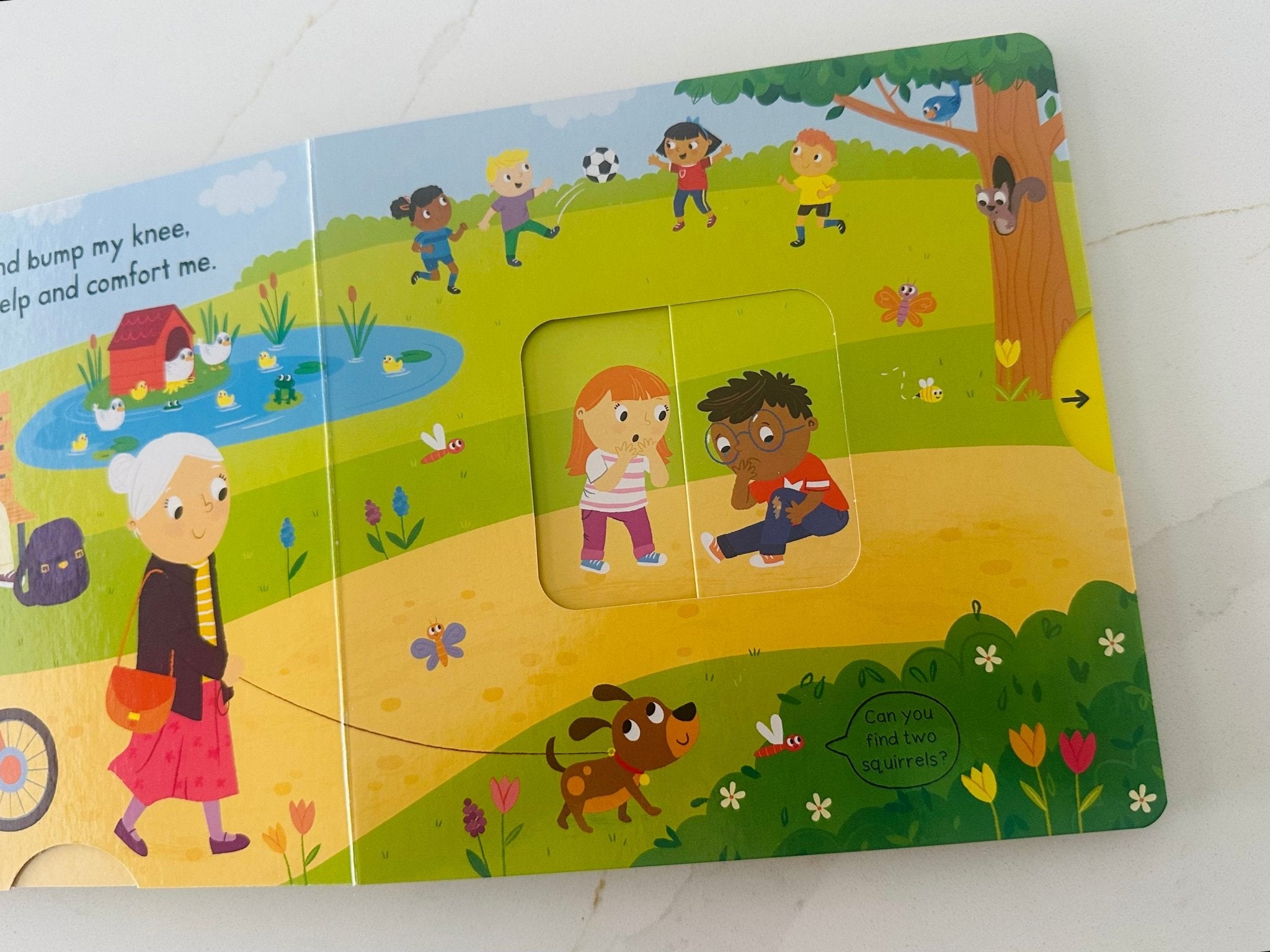 Busy Friends: Push Pull and Slide book – Wondertivity