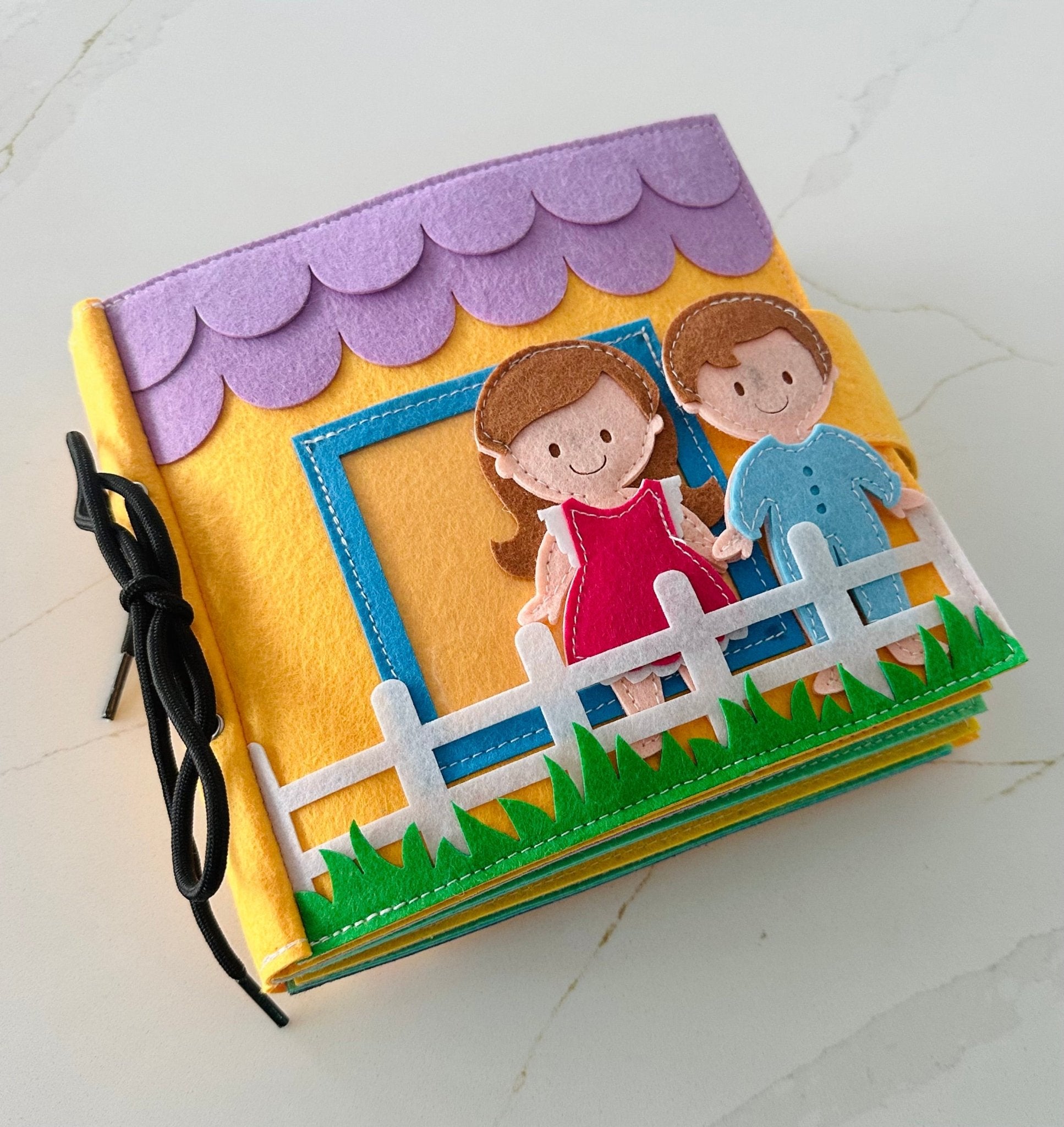 Home Sweet Home Book - Montessori Busy Book - Wondertivity