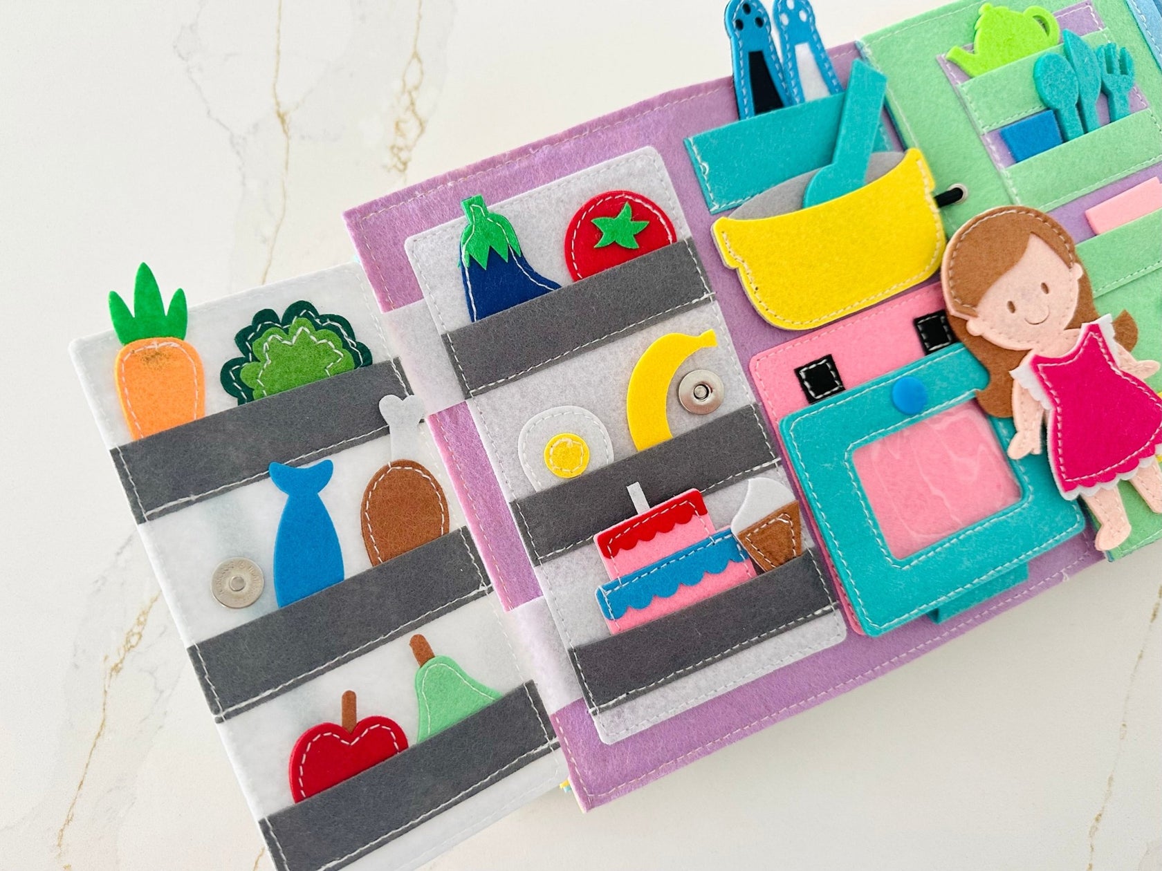 Home Sweet Home Book - Montessori Busy Book - Wondertivity