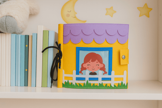 Home Sweet Home Book - Montessori Busy Book - Wondertivity