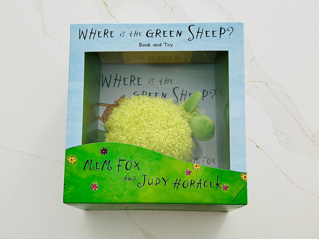 Where is the Green Sheep Book and Toy Gift Set by Mem Fox – Wondertivity